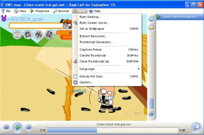 Ma thuật file flash với "Aero SWF.max" - Tuổi Trẻ Online